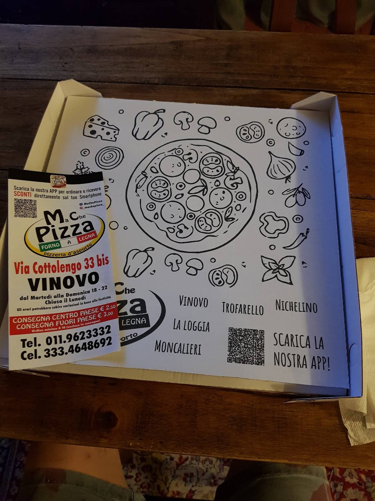 Carta del restaurante Ma Che Pizza-Vinovo, Vinovo