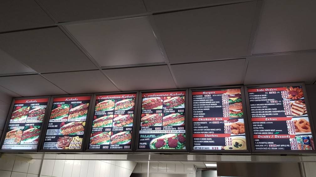 Menu at Kebab Elite fast food, Maidenhead