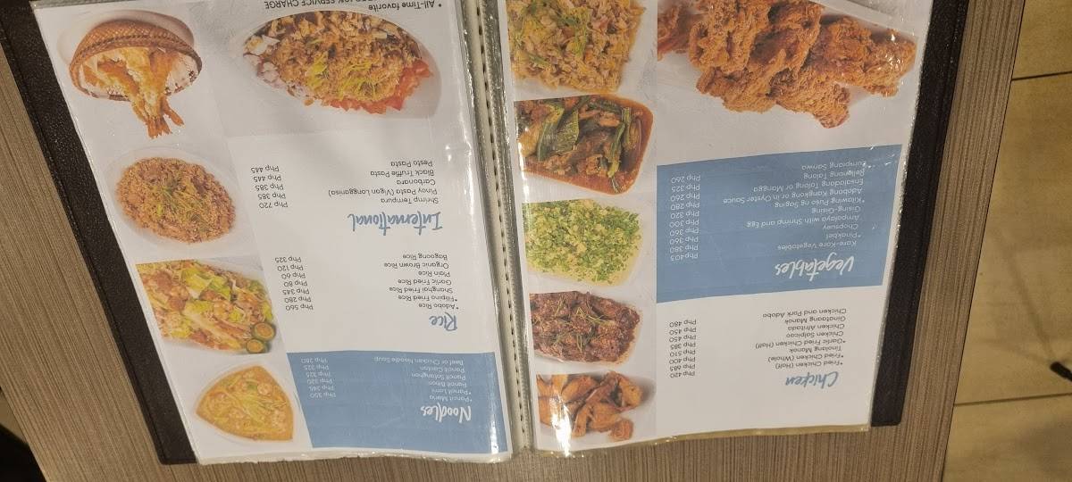 Menu at Floating Island Restaurant, Makati, H257+PR7