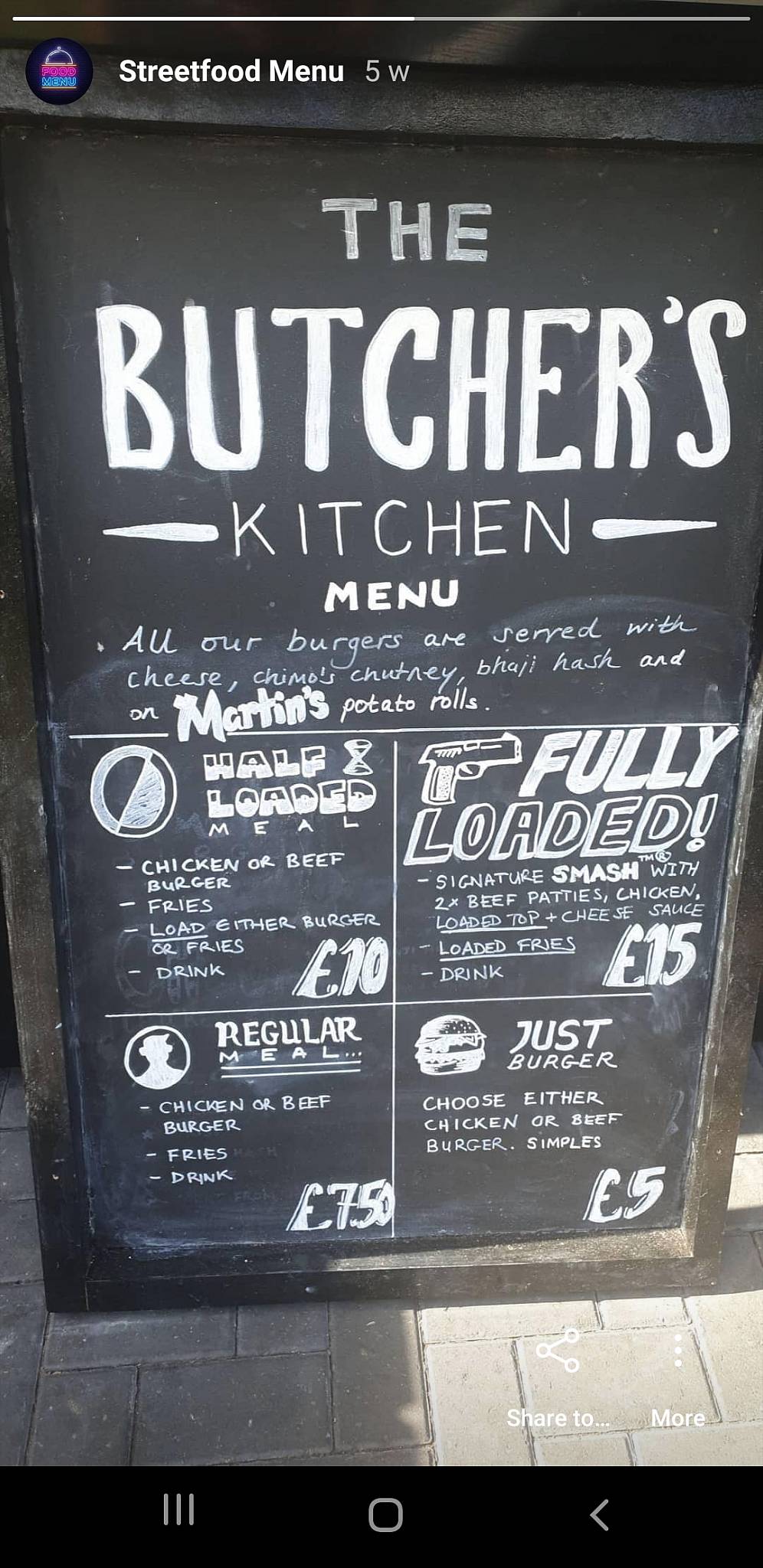 Menu at Malik Butchers restaurant, Wolverhampton