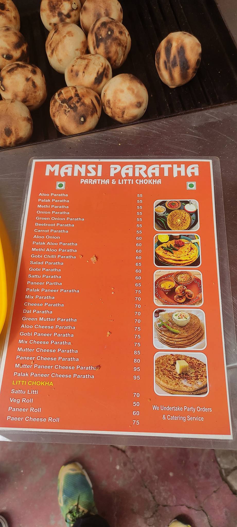 Menu at Mansi Paratha & Litti Chokha, Bengaluru