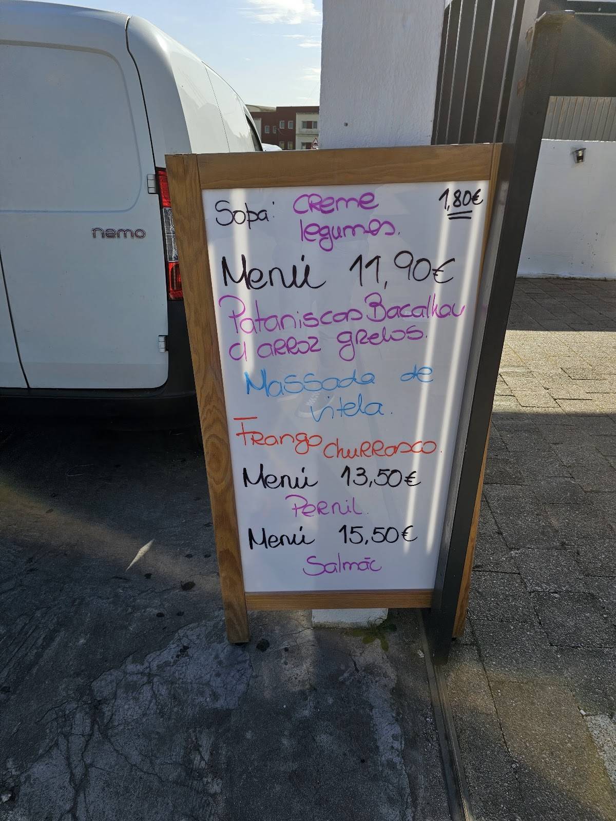 Menu em Maria dos Tachos BBQ, São Domingos de Rana