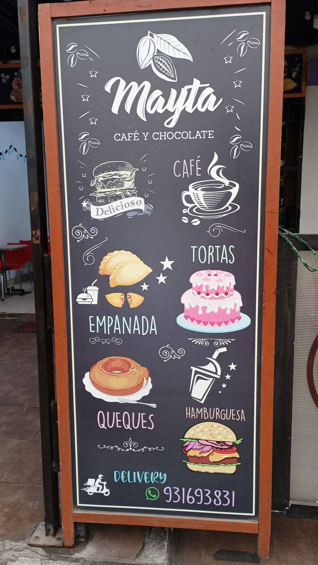 Menu at Mayta Café y Chocolate, Rimac