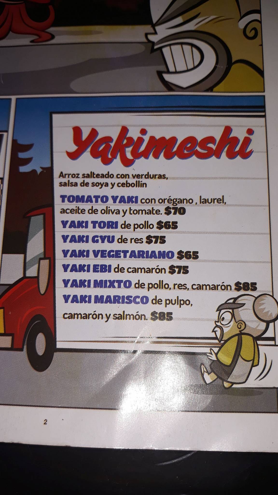 Carta del restaurante Sensei Sushi Francisco del Montejo, Merida, Calle ...