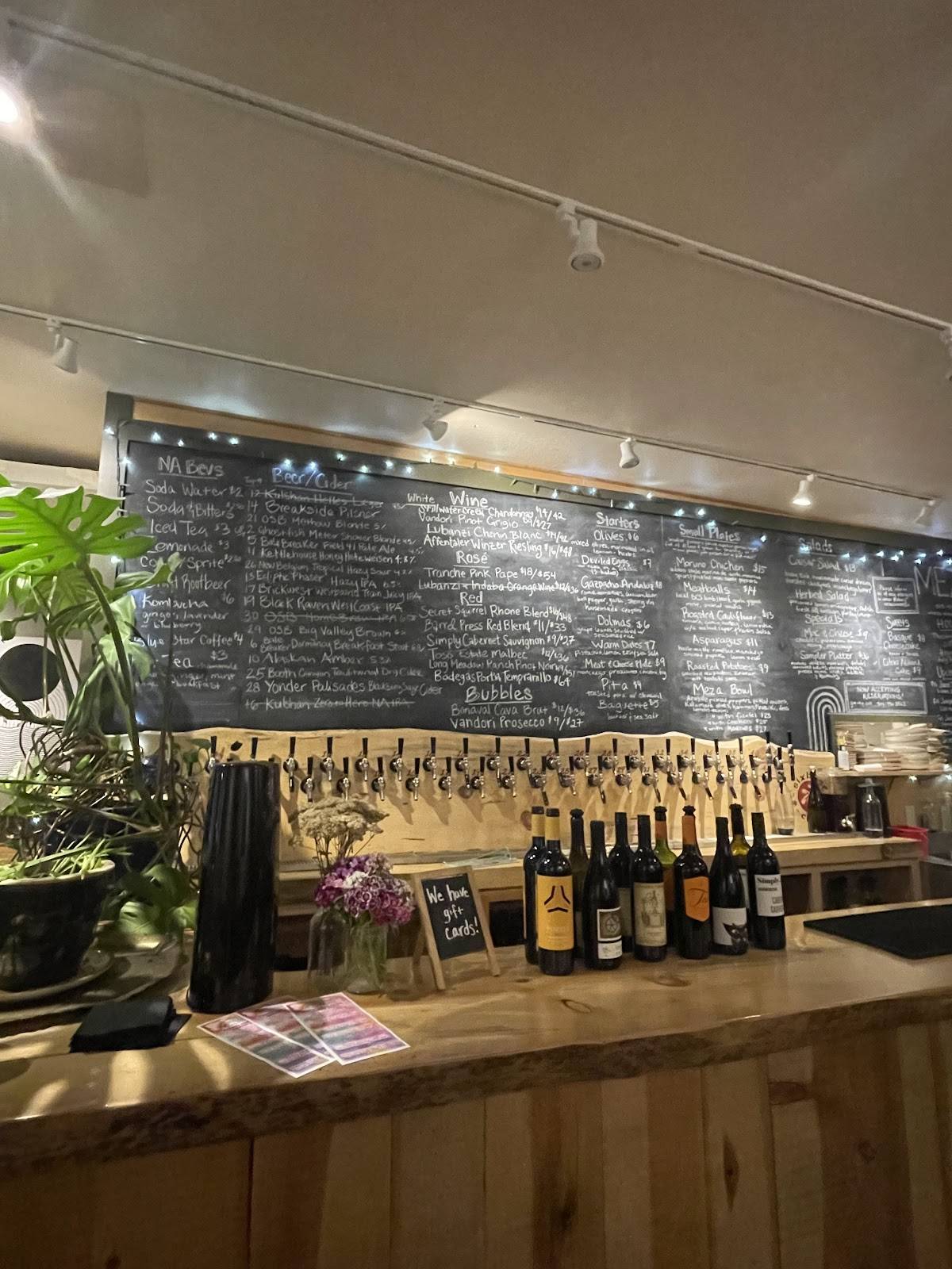 Menu at Meza pub & bar, Winthrop