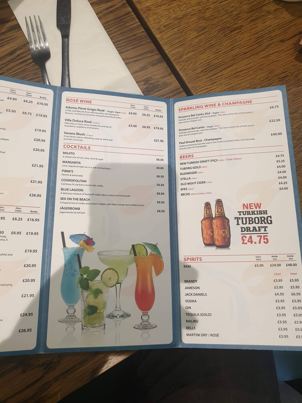 Menu at Mezze Bar & Grill, Canterbury