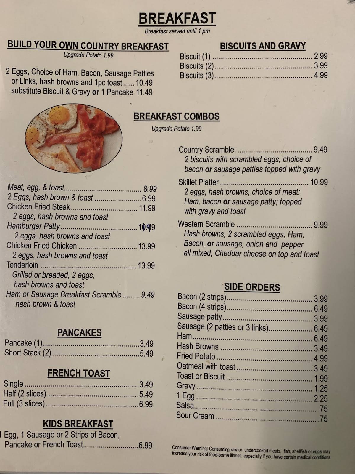 Menu at Miracle Coffee Cup restaurant, New Franklin