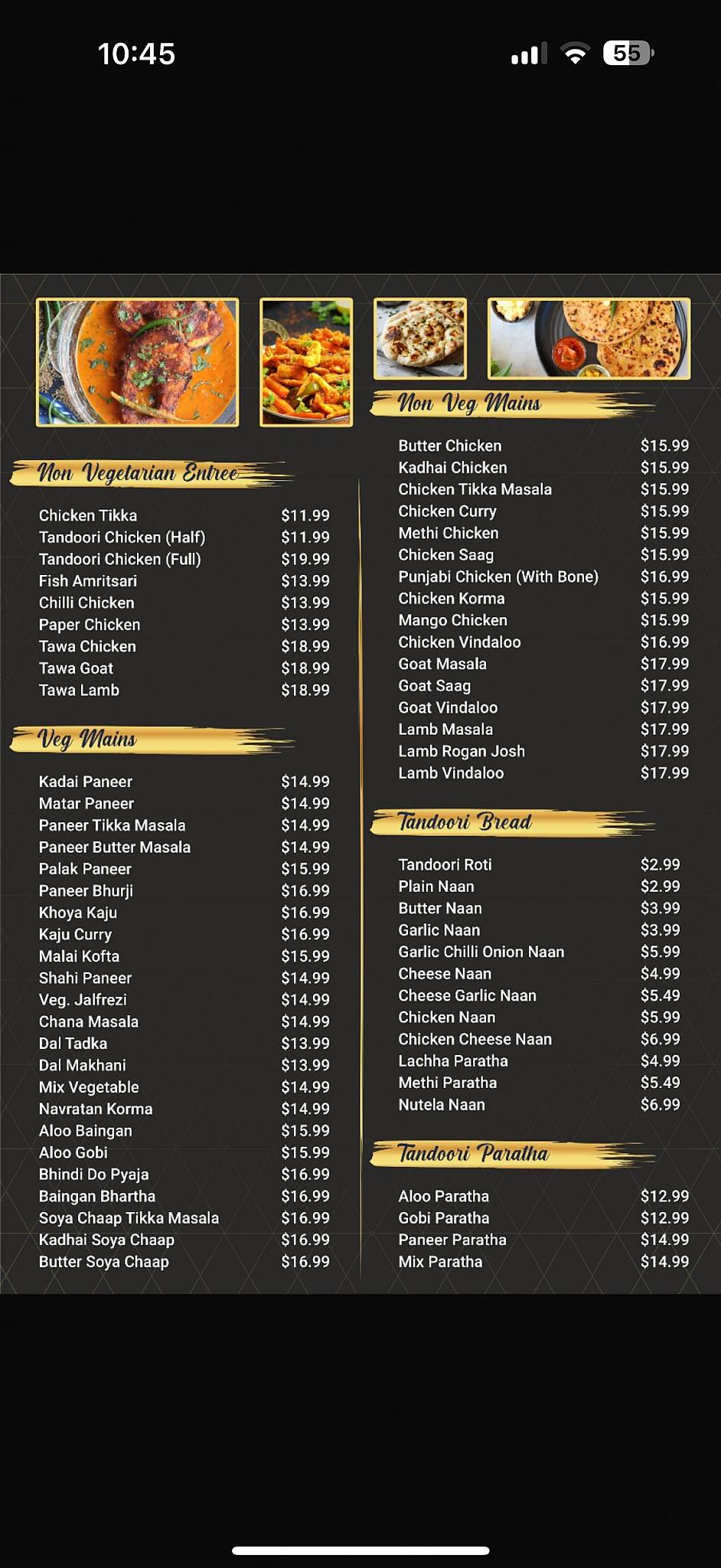 Menu at Mithai Junction Blacktown (NEW NAME DELUXE SWEETS) restaurant ...