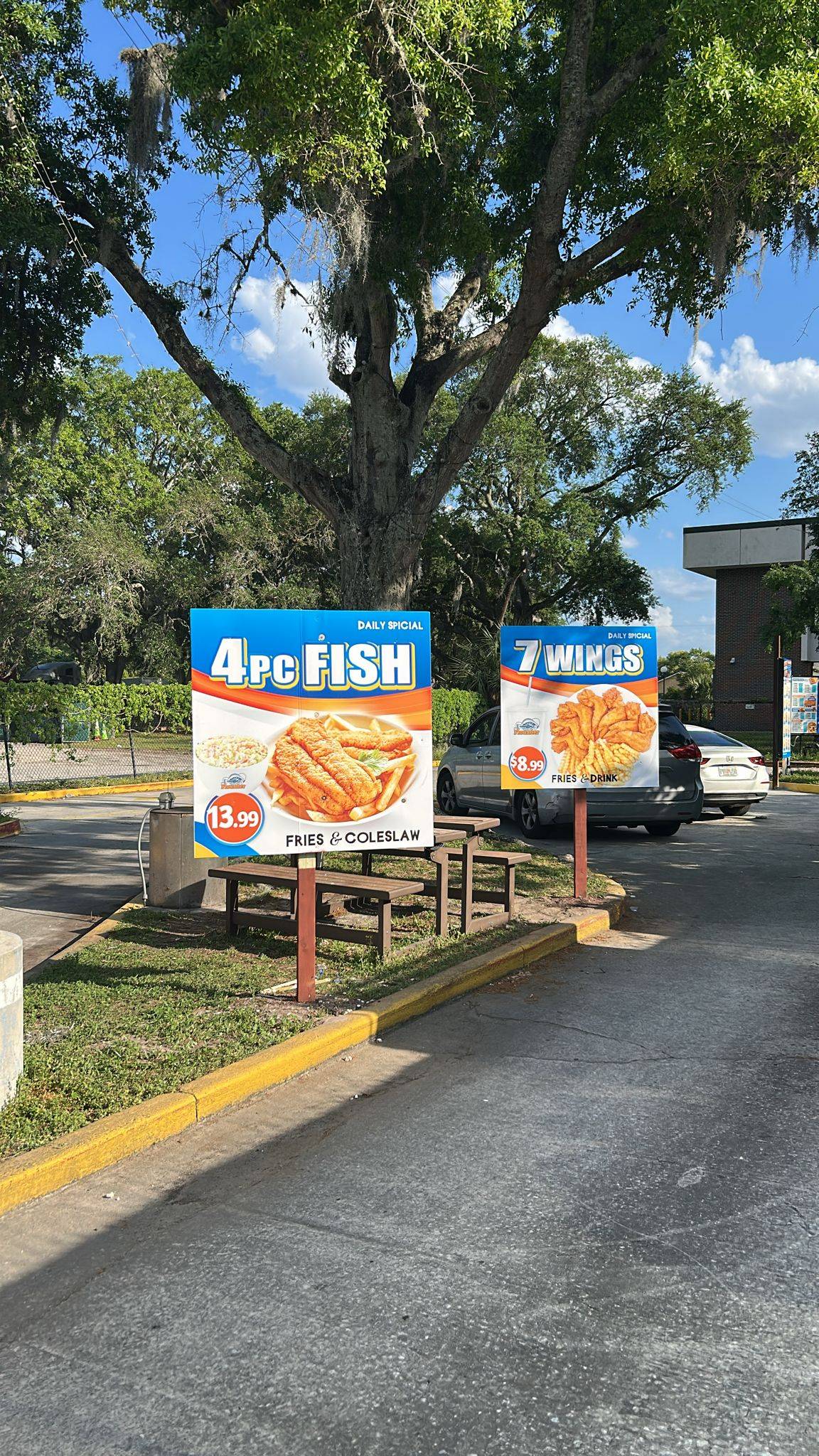 Menu at Mr flounder fish chicken shrimp fast food, Jacksonville