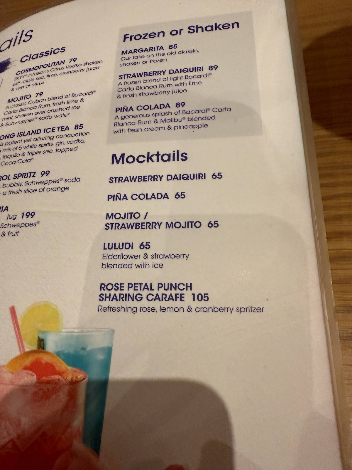 Menu at Mythos Greek Restaurants, Cape Town, Shop 21