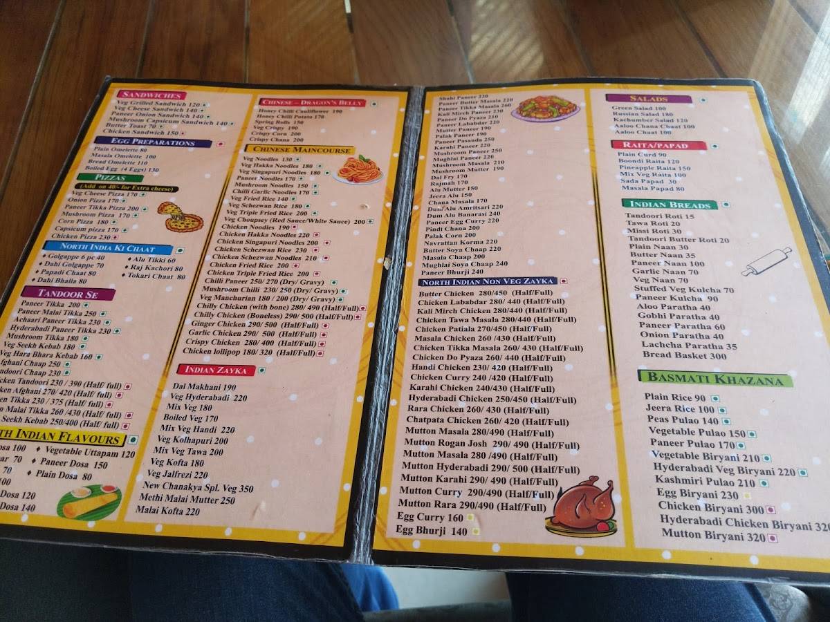 Menu at NEW CHANAKYA- The best restaurant in solan, Solan