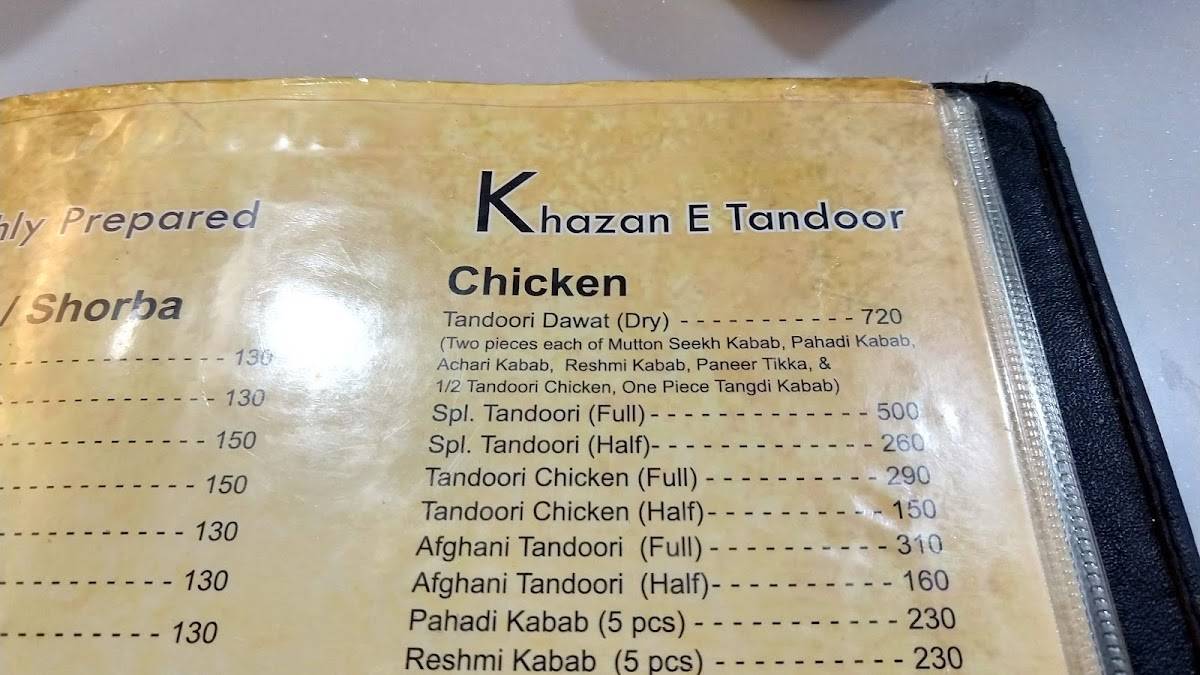 Menu at Naaz Hotel Family Restaurant, Mumbai, Shop No