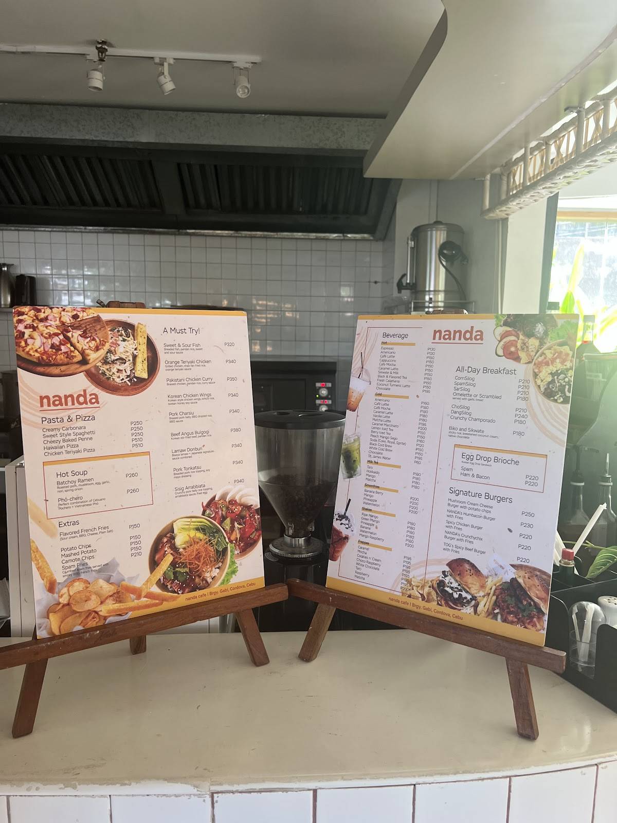 Menu at Nanda Cafe Consolacion, Consolacion