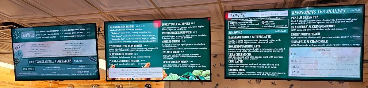 Menu at Nan's Kitchen restaurant, Southborough