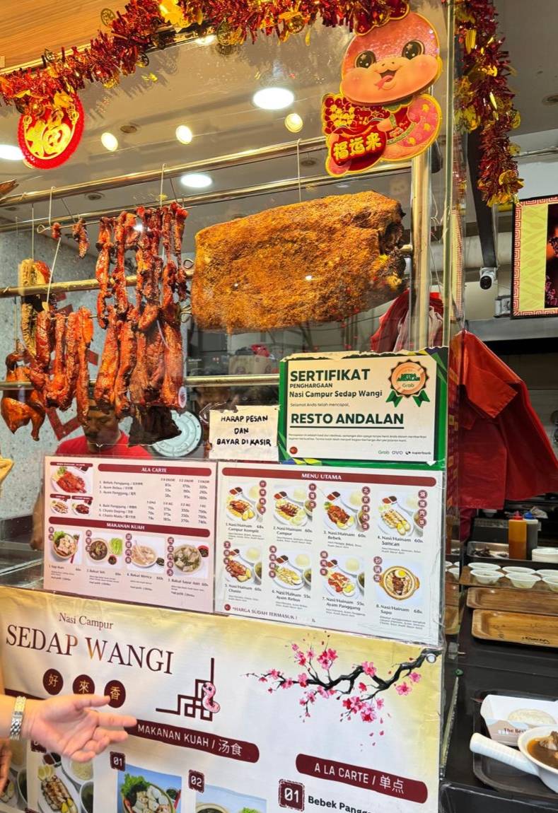 Menu at Nasi Campur Sedap Wangi - Petak Enam restaurant, West Jakarta