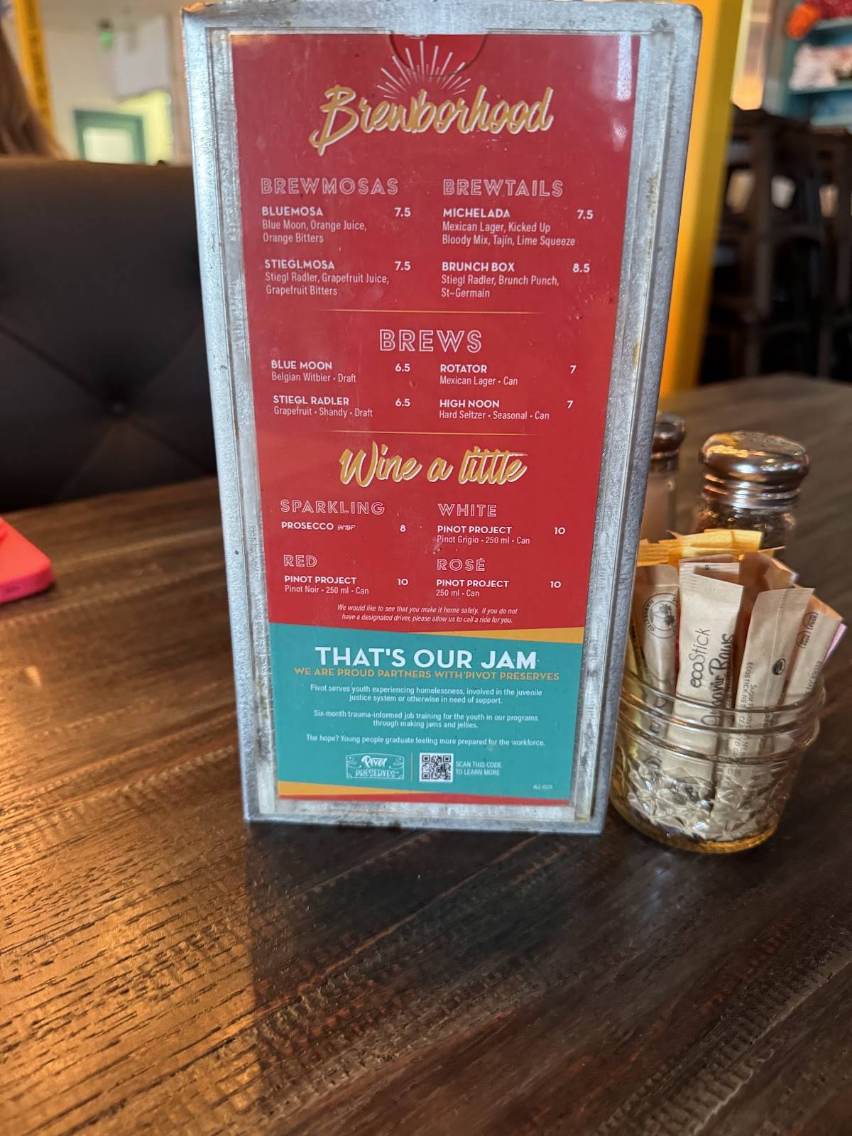 Menu at Neighborhood JAM restaurant, Edmond, Lleytons Ct #103