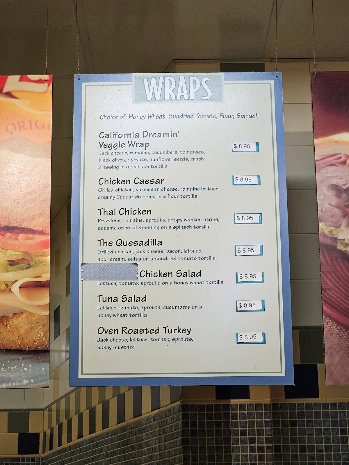 Menu at Atrium Cafe, Neptune City