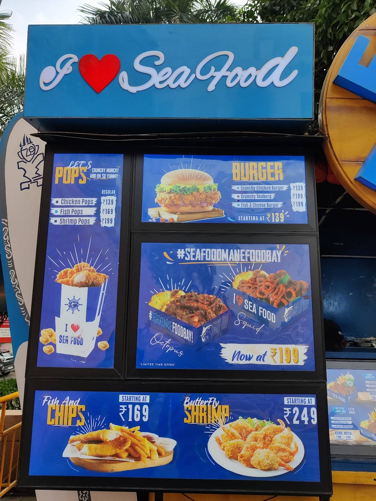 Menu at Food Bay, New Town, CC2