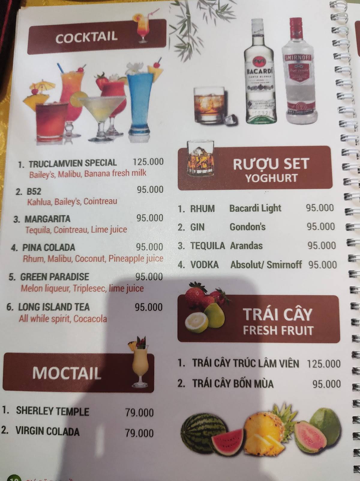 Menu at Công Ty Trách Nhiệm Hữu Hạn Một Thành Viên Vanda Uniform ...