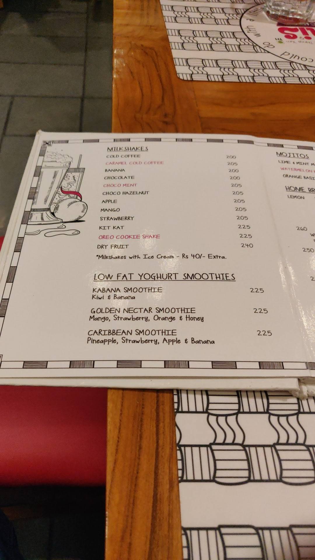 Menu at Nini's Kitchen, Ahmedabad, 9/C