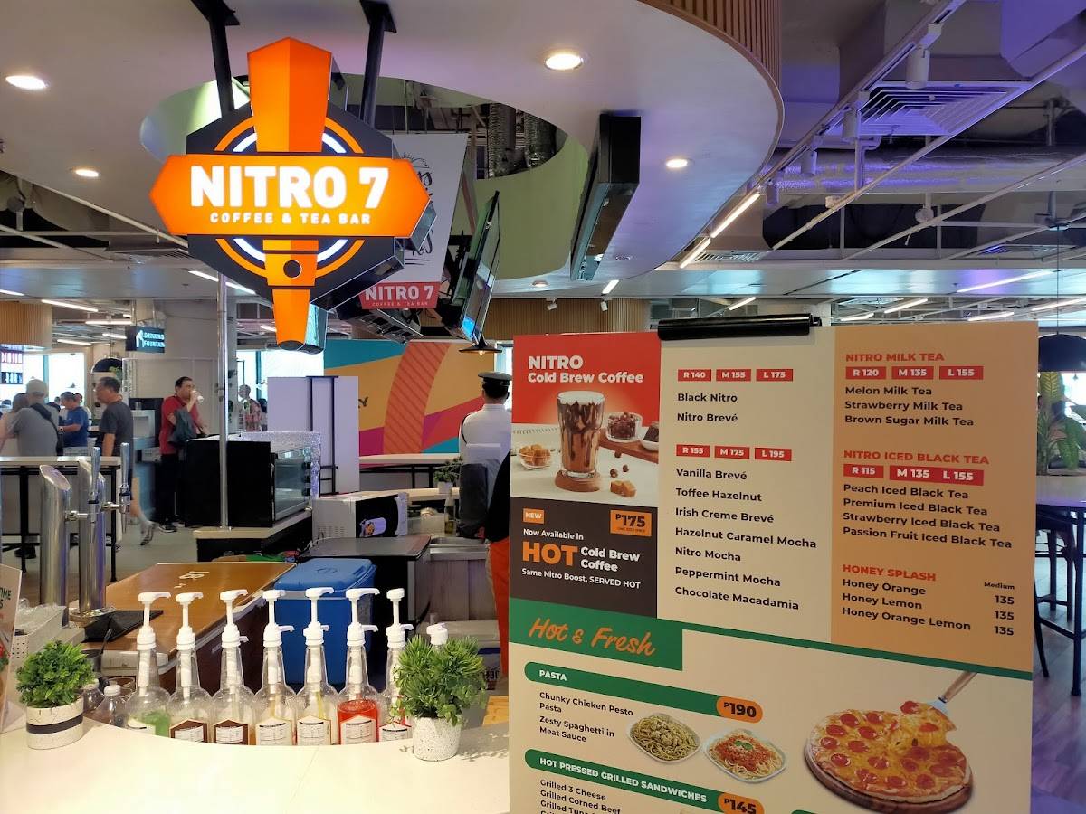 Carta de Nitro 7 Coffee & Tea Bar - Glorietta, Makati