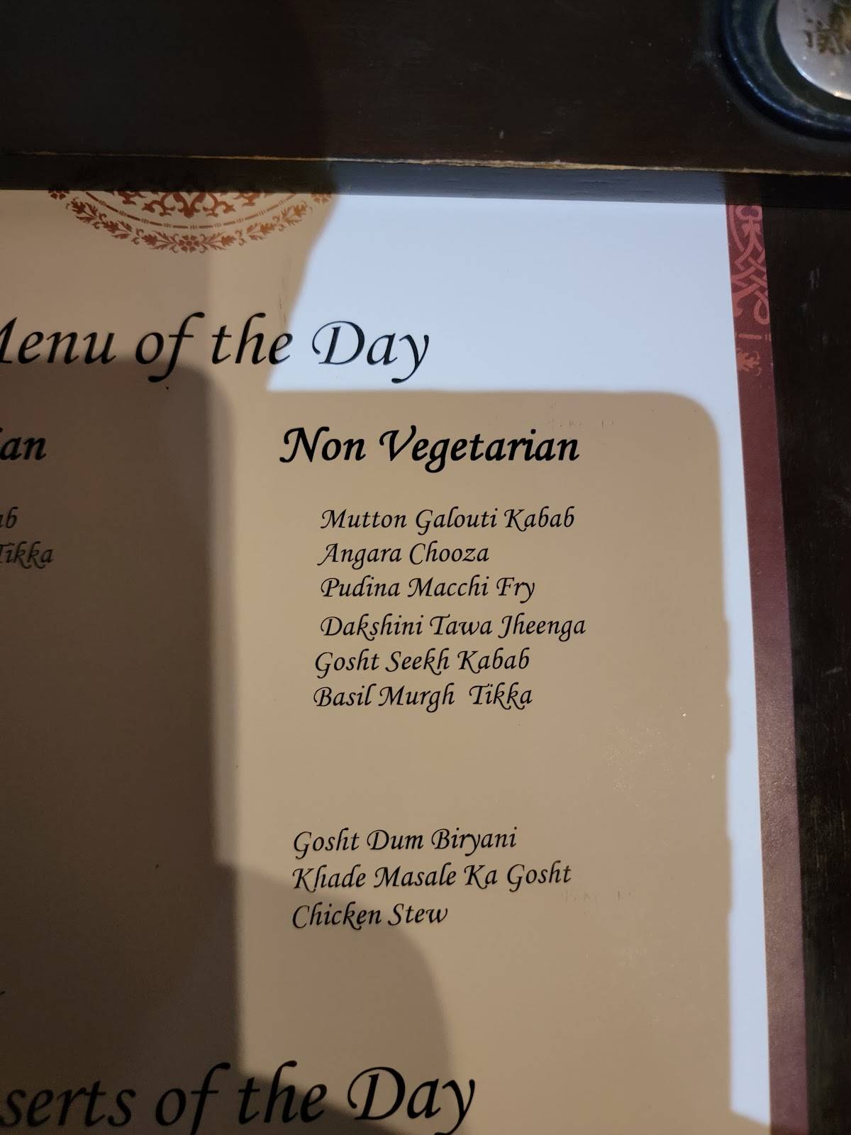 Menu at The Great Kabab Factory (Radisson Noida), Noida, Radisson Noida