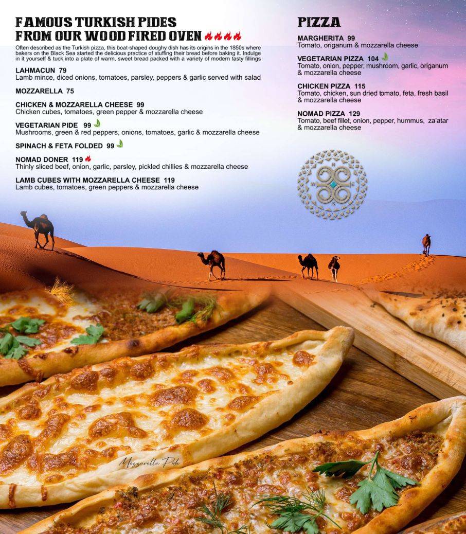 Menu at Nomad Restaurant Mall Of Africa, Midrand