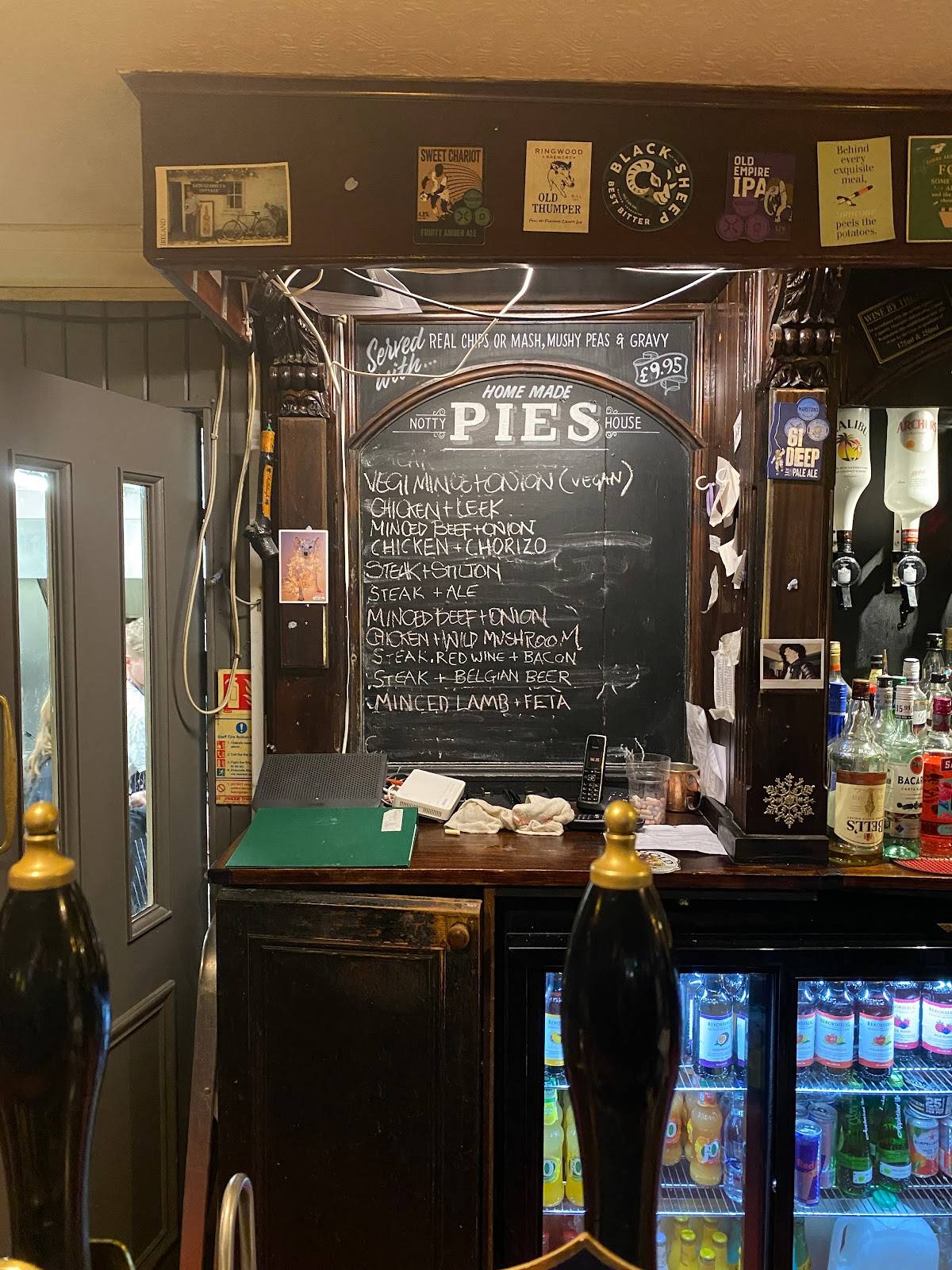 Menu at Nottingham House pub & bar, Sheffield