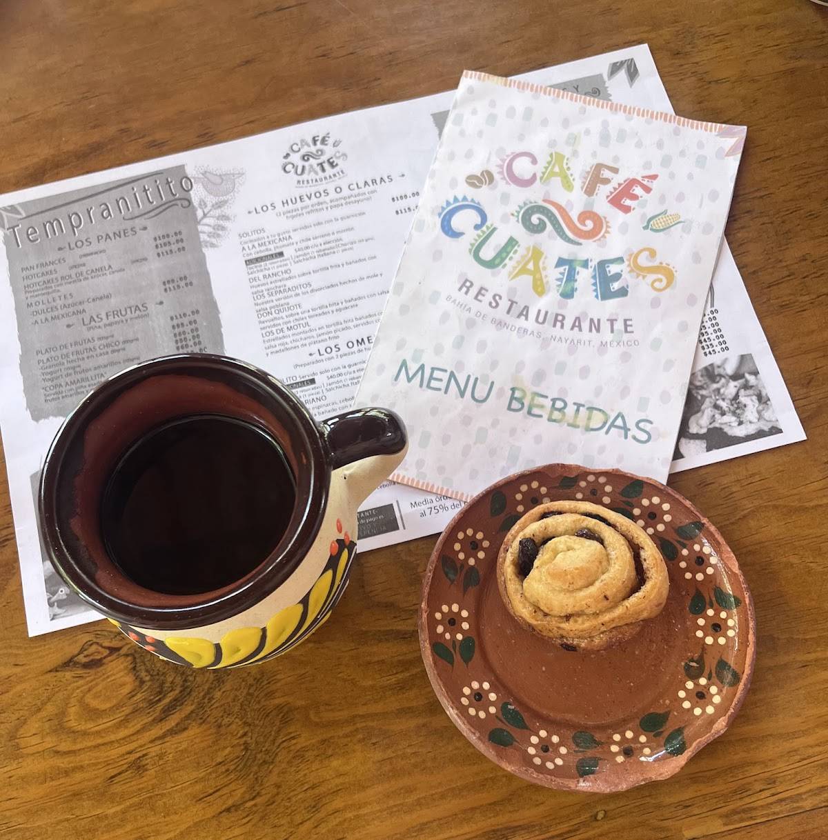 Carta de Café Cuates, Nuevo Vallarta