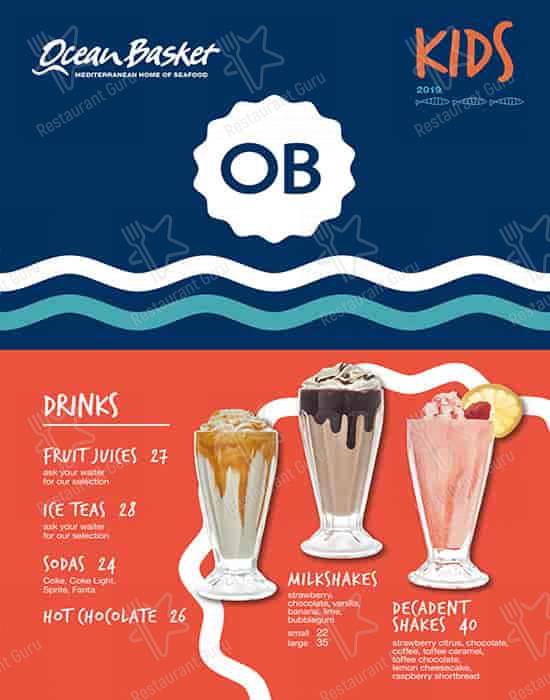 Menu at Ocean Basket Sunnypark restaurant, Pretoria, Sunnypark