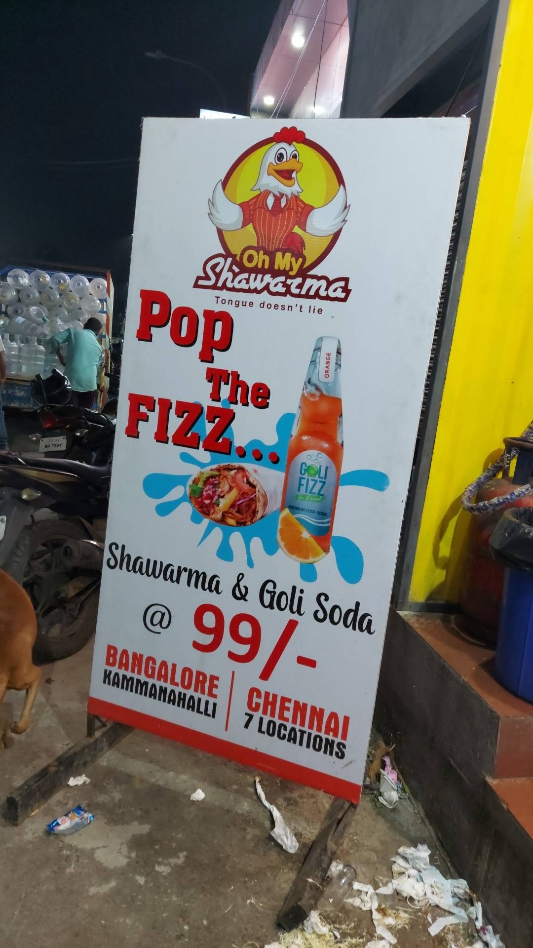 Menu at Oh My Shawarma, Chennai, 5/40