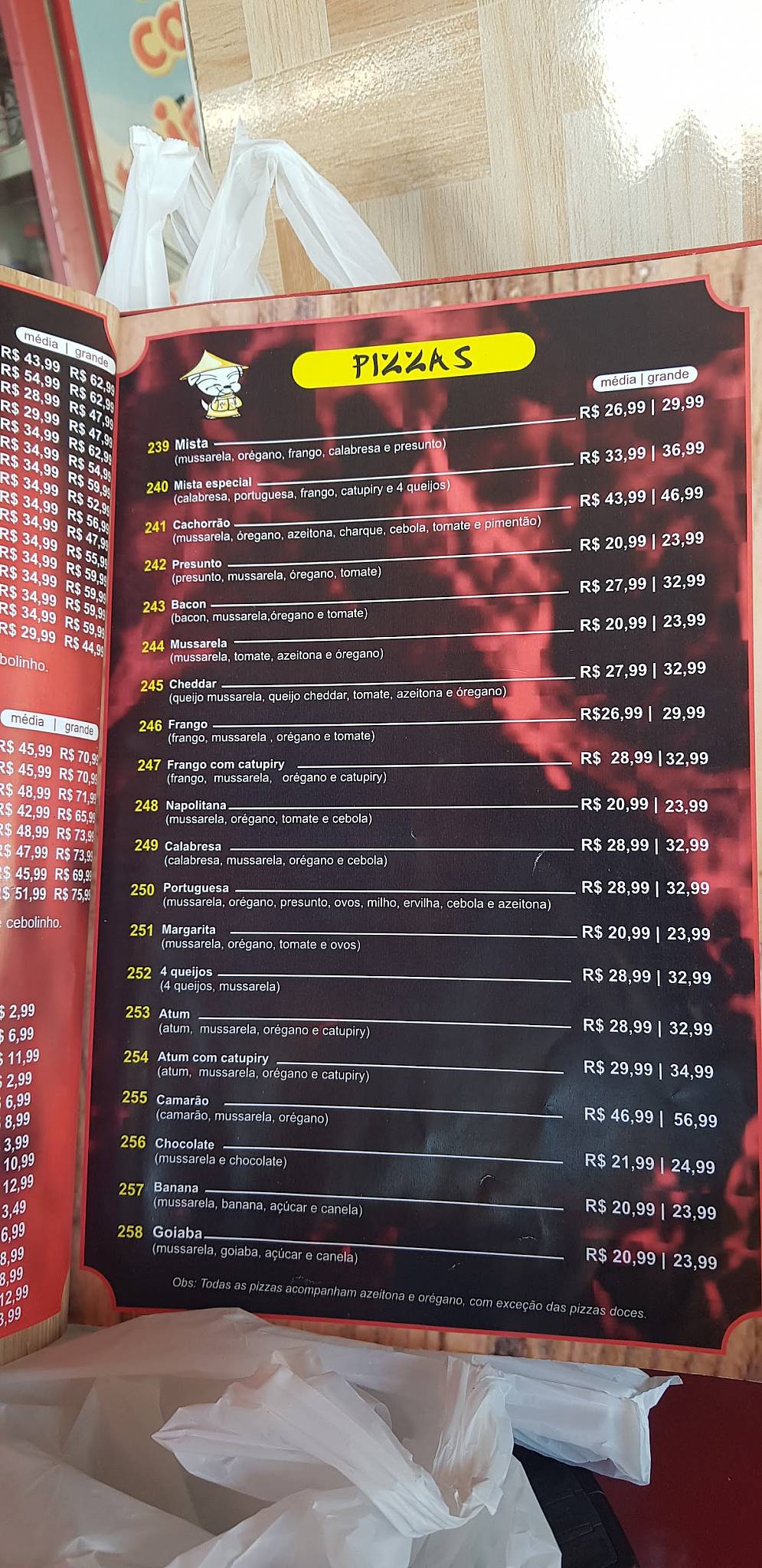 Menu em O Cachorrão Chinês restaurante, Olinda, Av. Pres. Kennedy