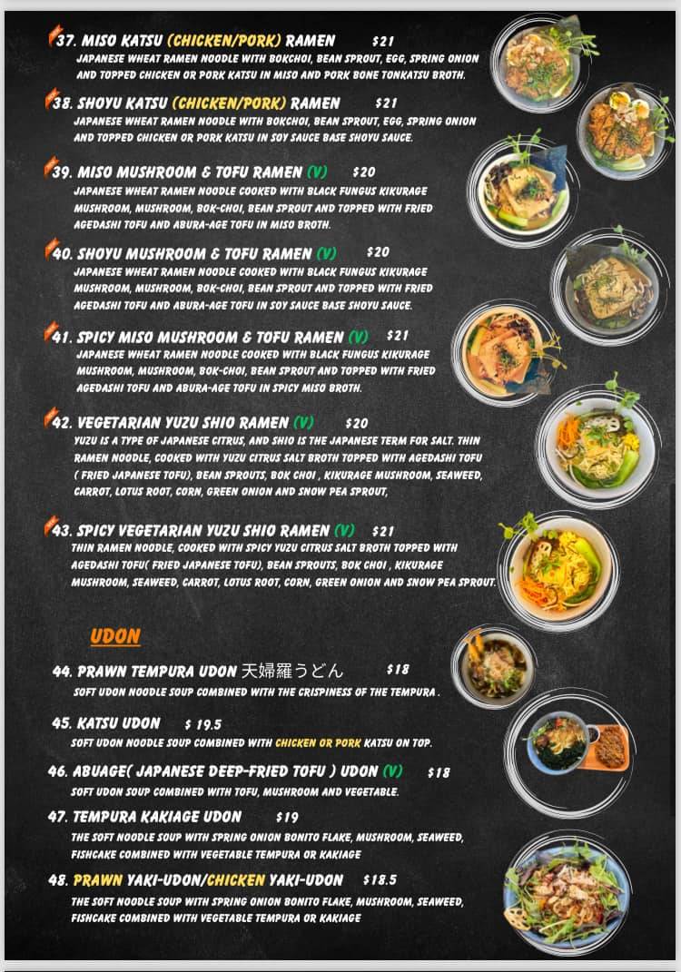Menu at Oriental Bowl restaurant, Ellenbrook