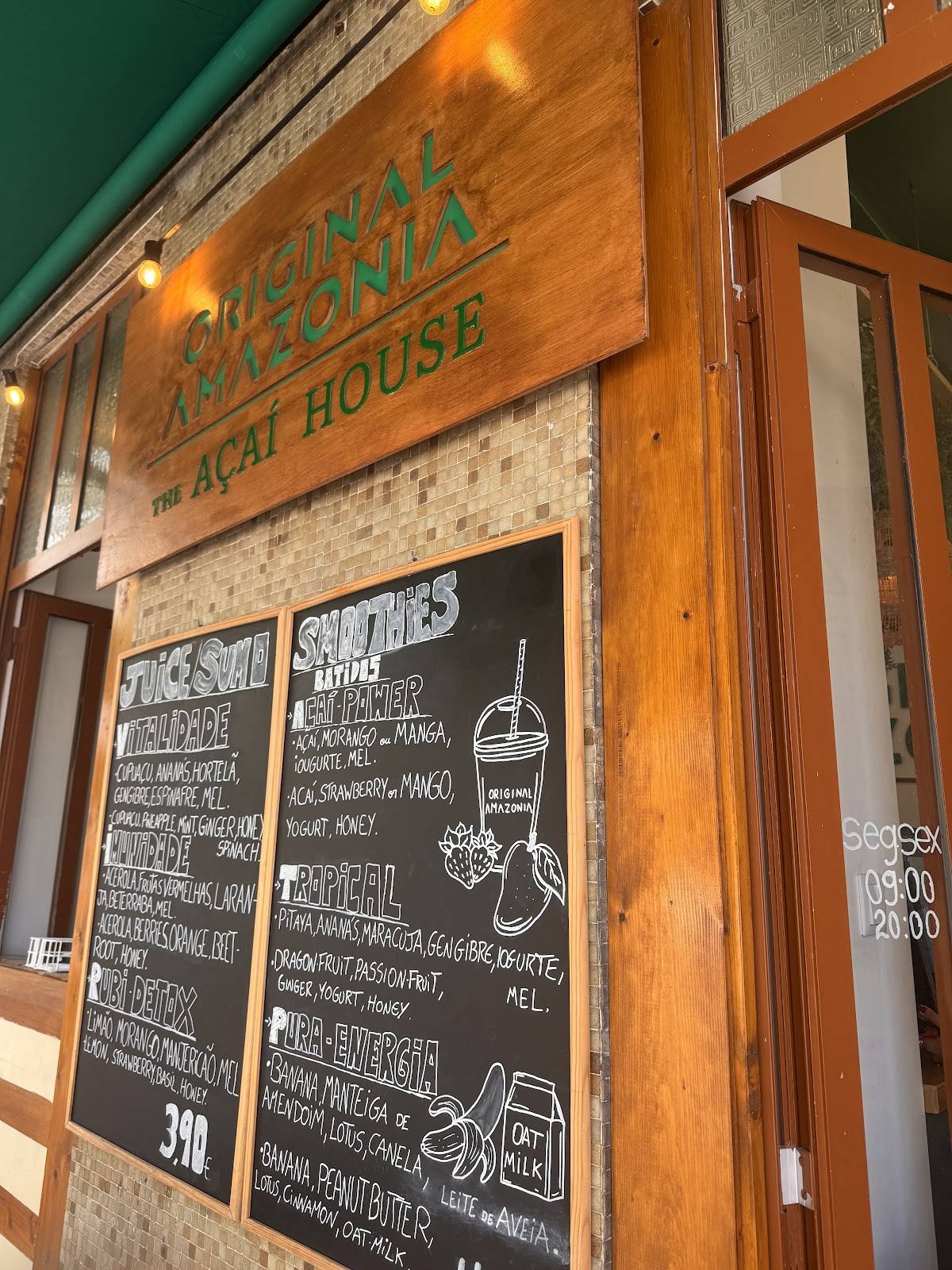 Menu em Original Amazonia - The Açaí House restaurante, Lisboa
