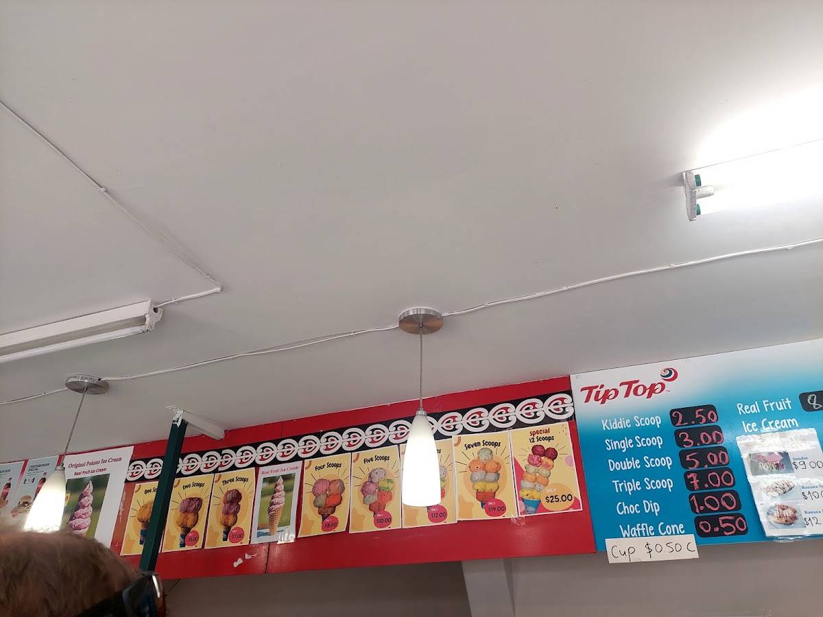 Menu at Original Pokeno Ice Cream & Coffee Shop desserts, Pokeno