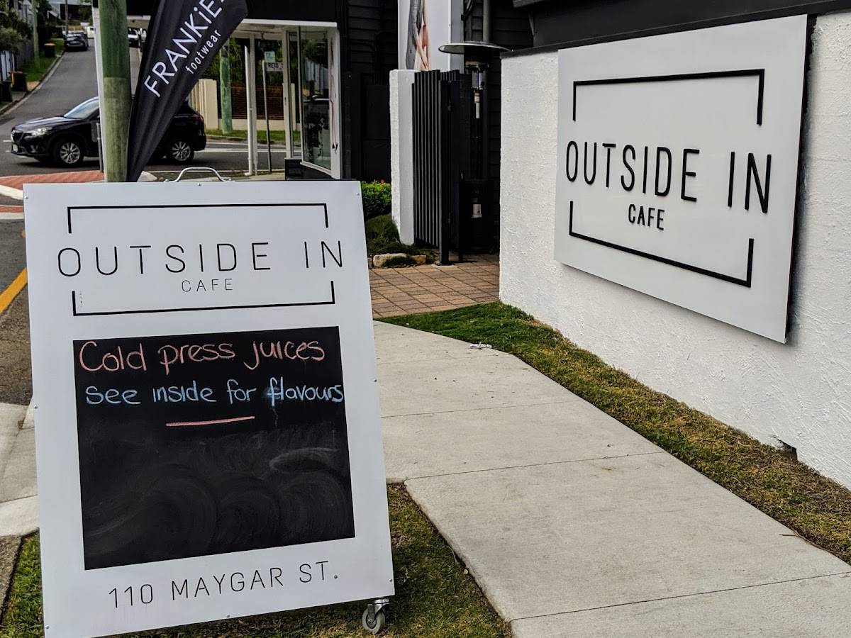 Menu at Outside In Cafe, Windsor, 110 Maygar St