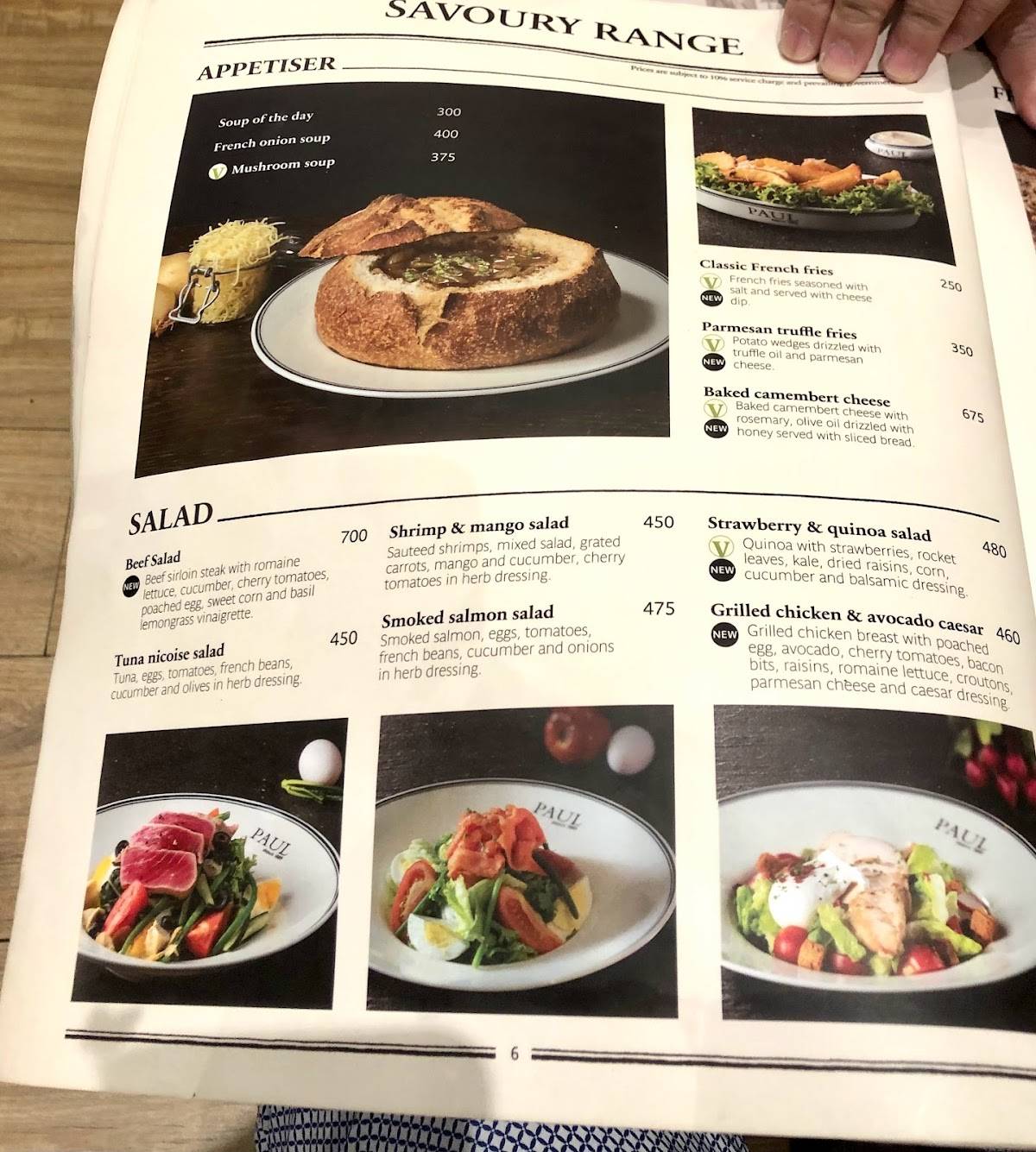 Menu at PAUL Boulangerie et Patisserie - Powerplant Mall cafe, Makati
