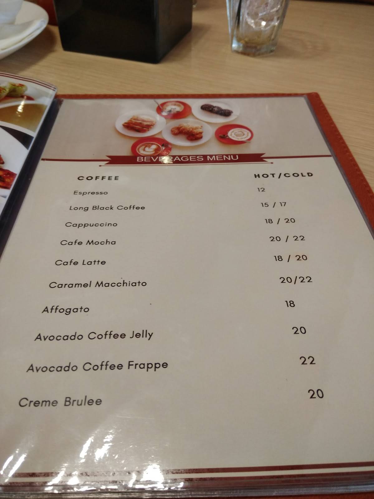 Menu at Hoya Bakery & Resto, Padang, Jl. Raya Indarung-Rimbo Datar