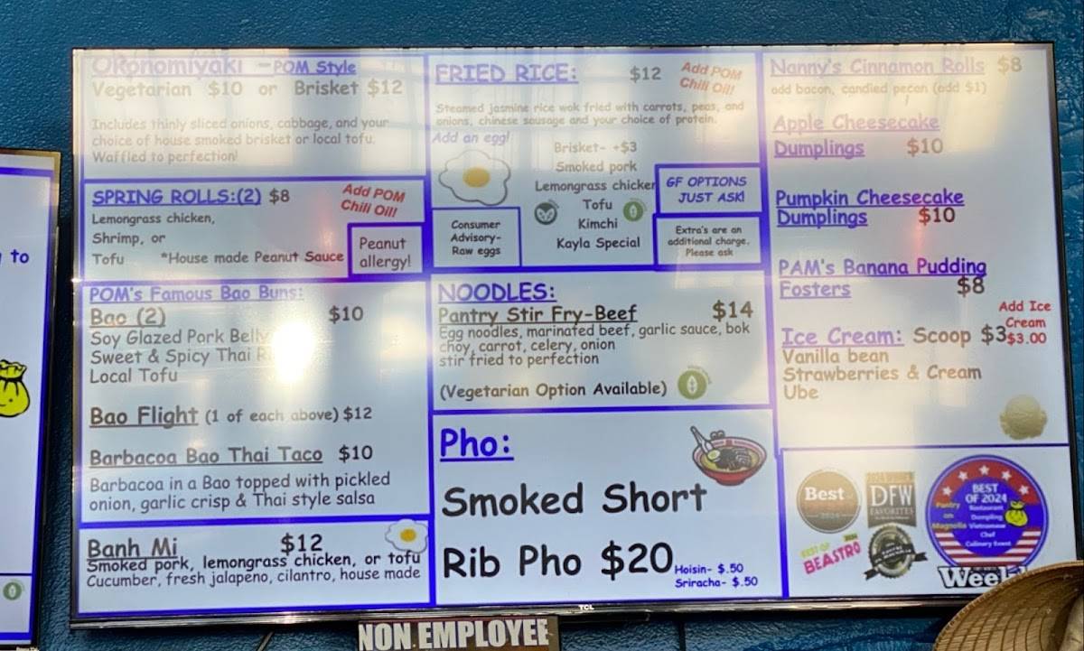 Menu at Pantry on Magnolia Fort Worth's Original Dumpling House ...