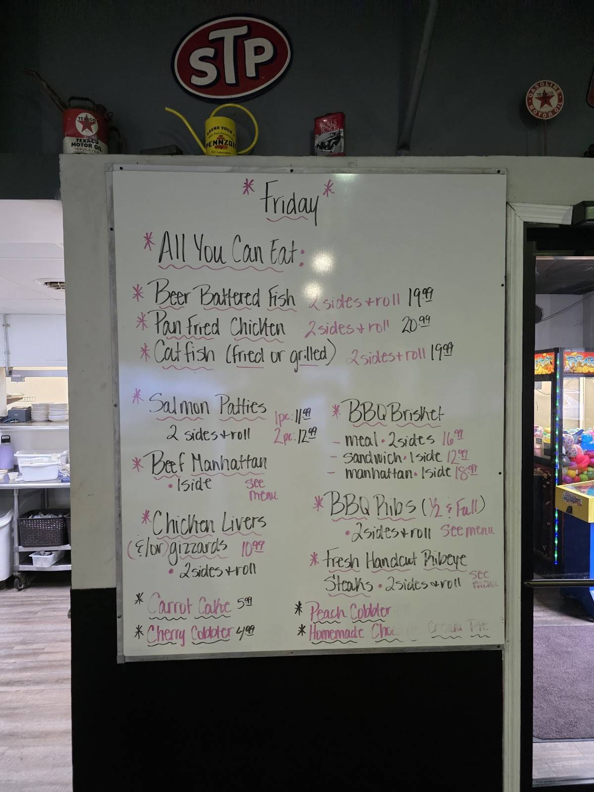 Menu at Park Restaurant, New Castle, S Memorial Dr