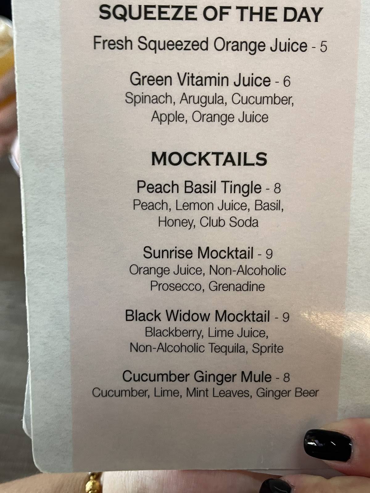 Menu at Peaches Brunch House restaurant, Romeo