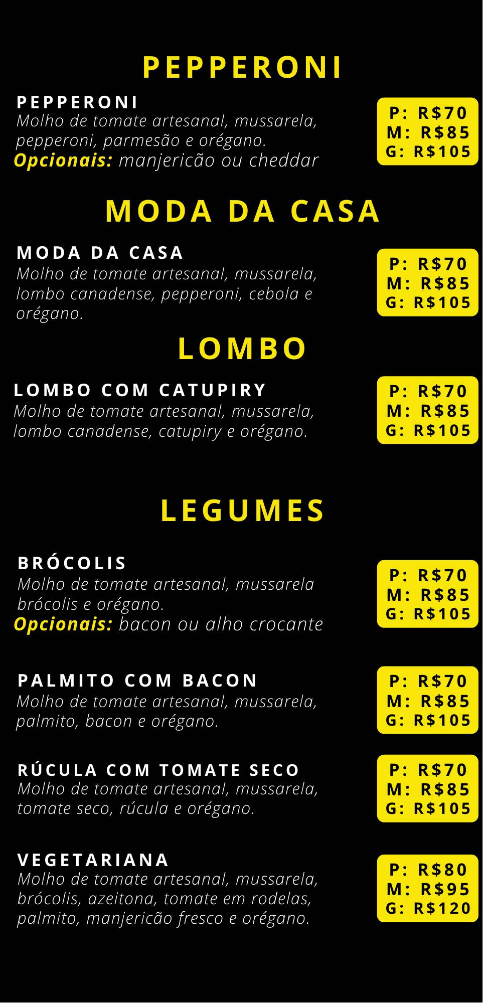 Menu em Pepperoni Pizza House - Pizzaria, Rondonópolis