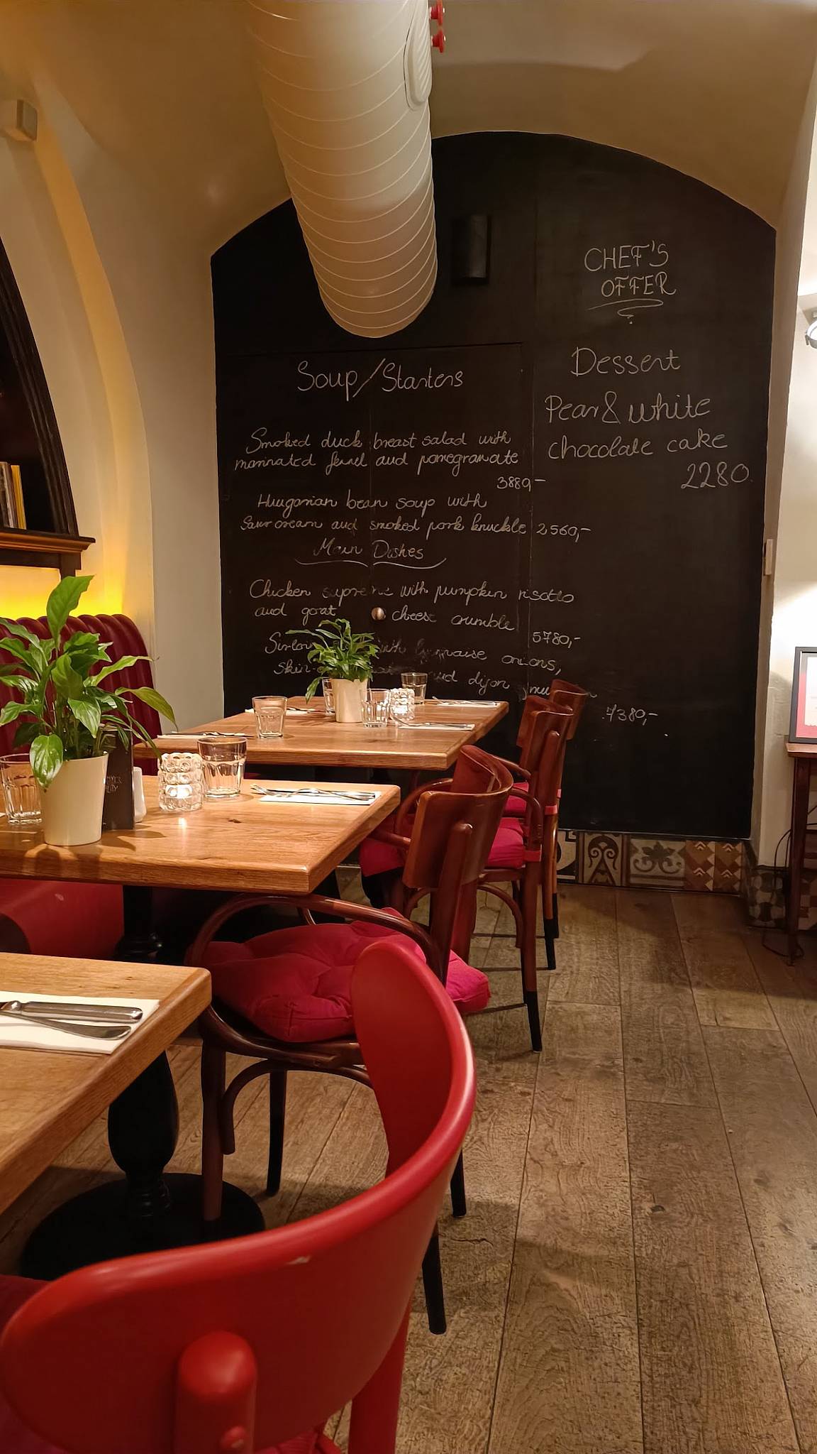 Carta del restaurante Pest-Buda Bistro, Budapest