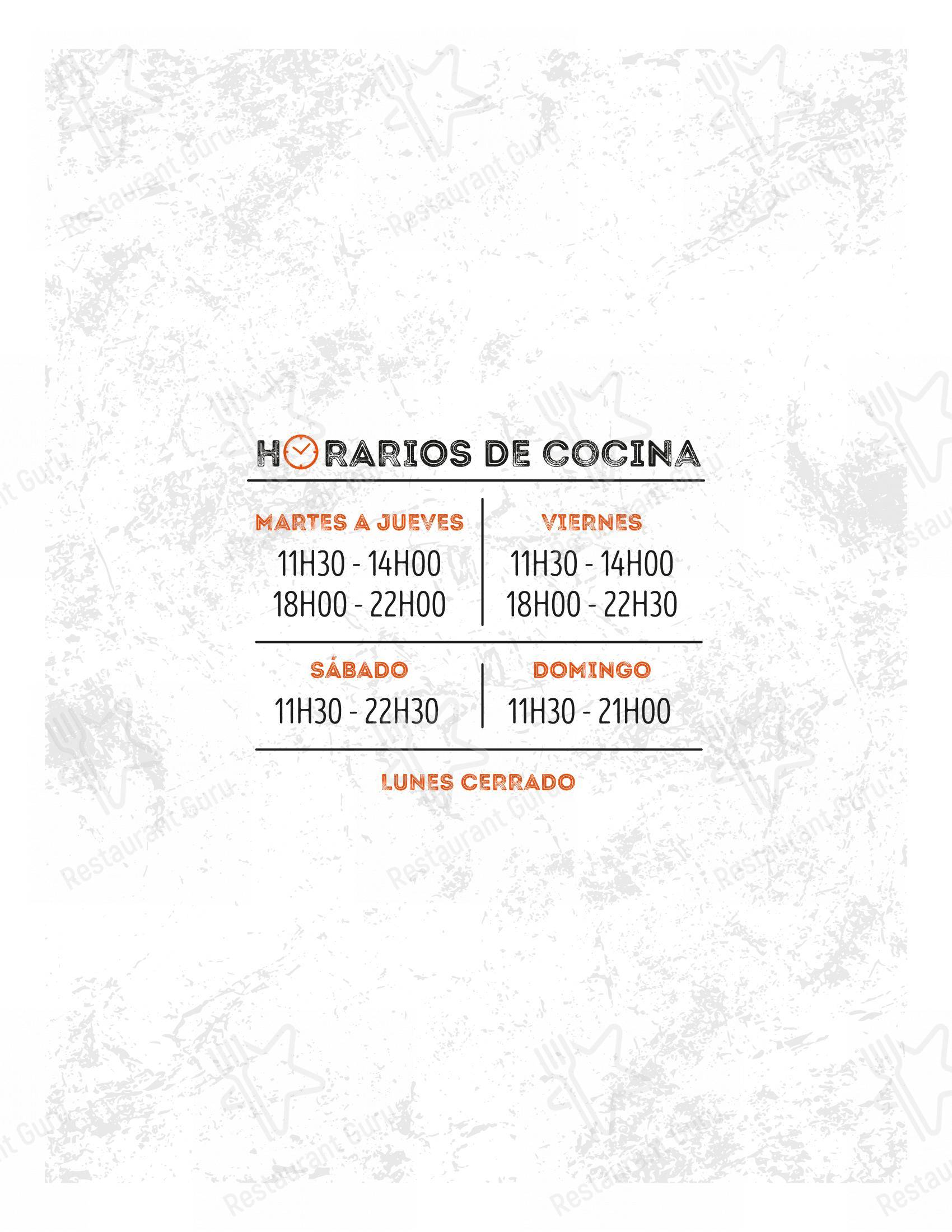 Menu at Picanha's Grill / Fusion Latina, Geneva
