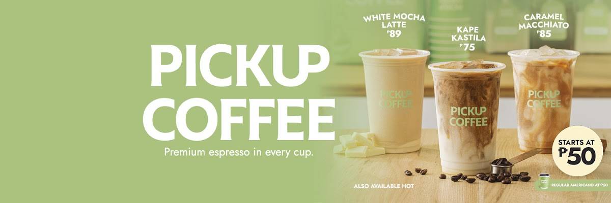 Menu at PICKUP COFFEE - Lokal Mall Molino, Bacoor