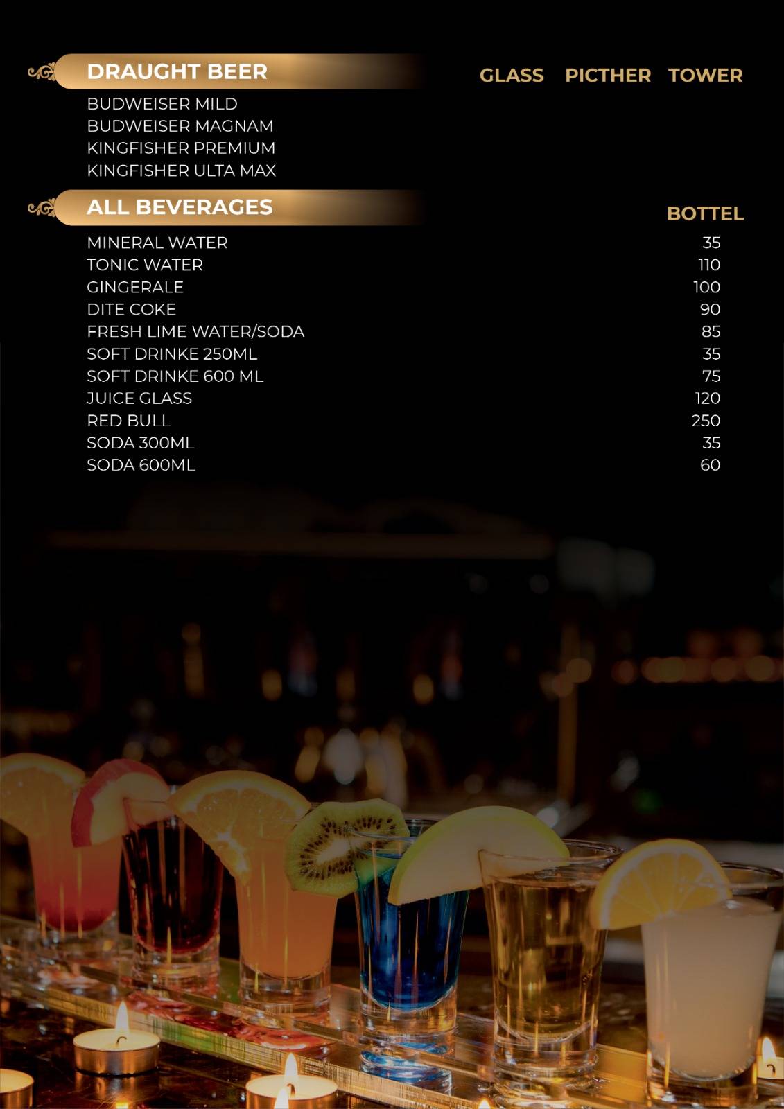 Menu at SkyDeck Rooftop Restaurant, Pimpri-Chinchwad