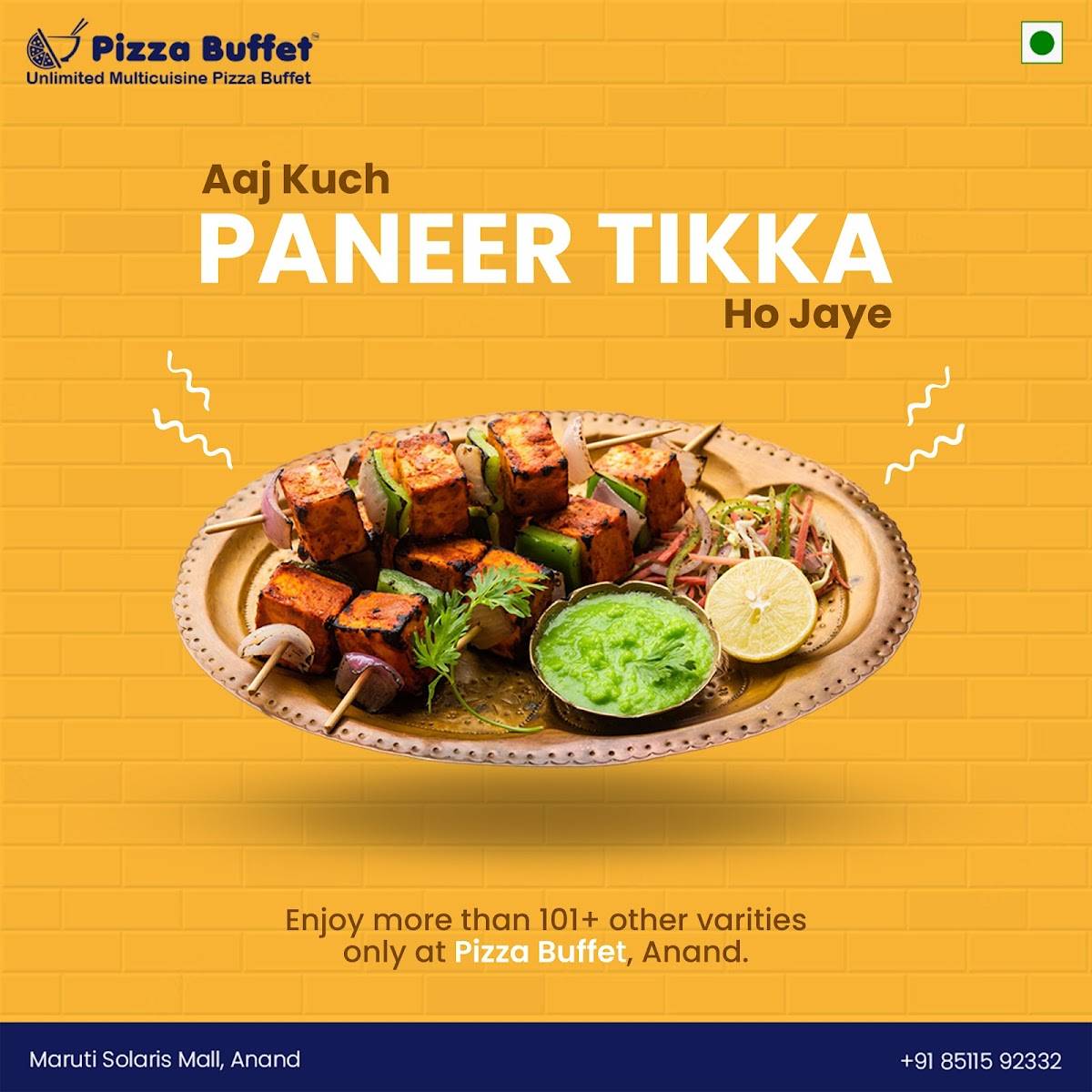 Menu at Pizza Buffet - Anand, Anand