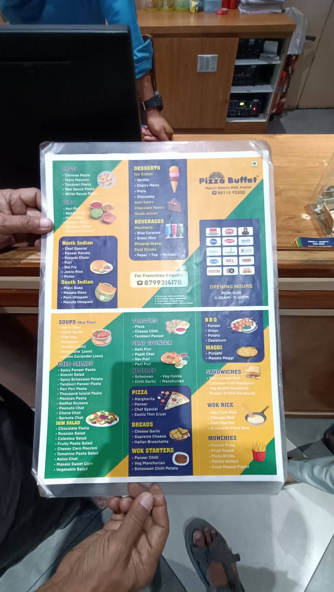 Menu at Pizza Buffet - Anand, Anand