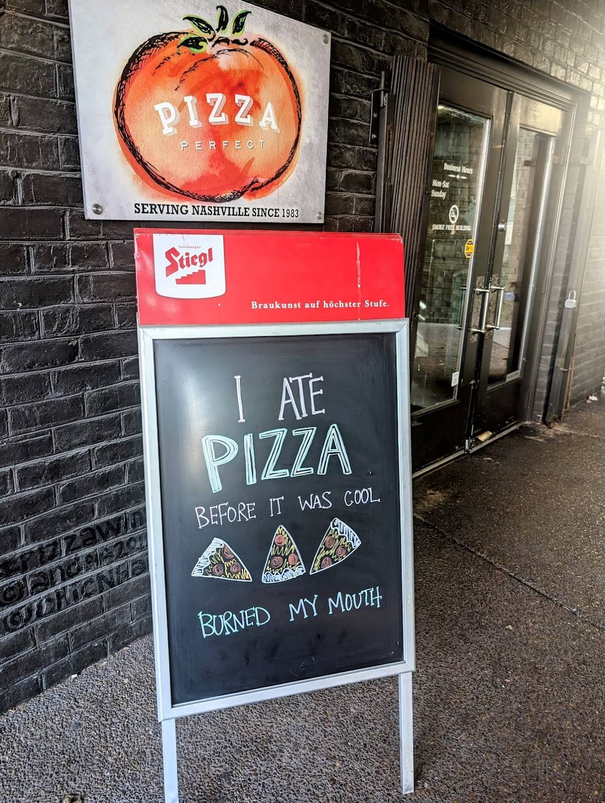 Menu at Pizza Perfect pizzeria, Nashville, 21st Ave S