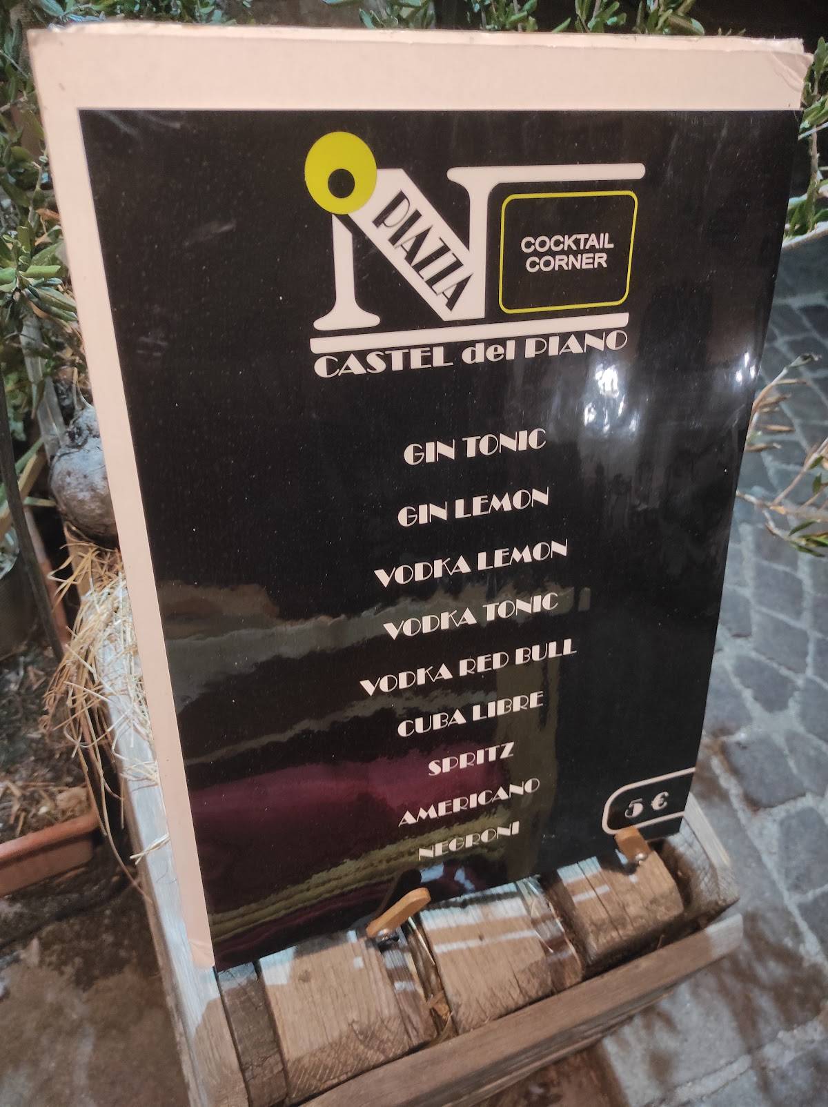 Menu da In Piazza ristorante, Castel del Piano